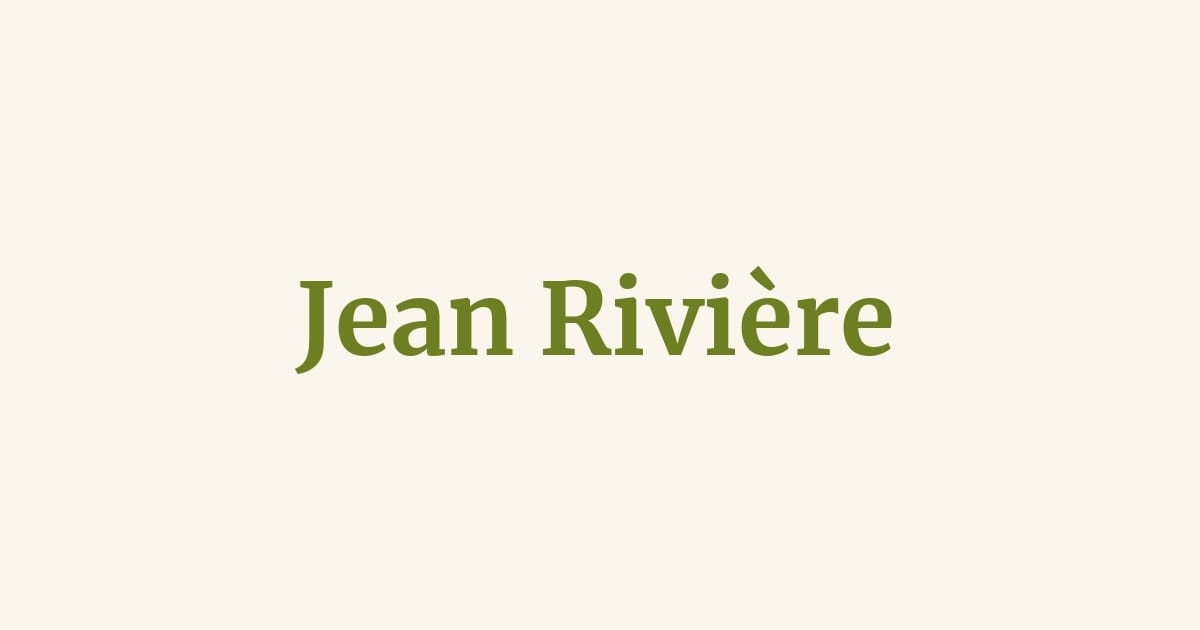 Jean Rivière